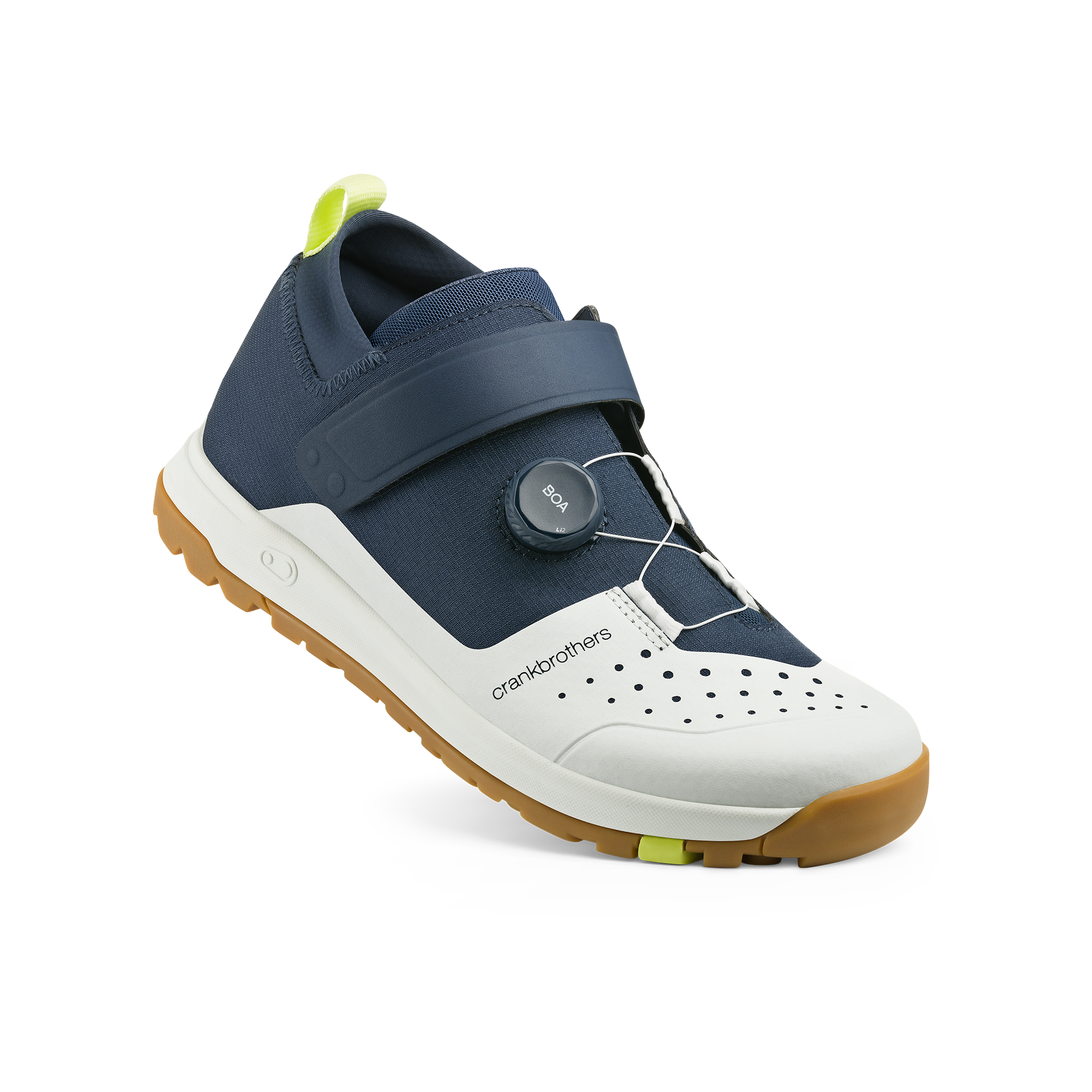 Stamp Trail BOA® Flat Shoes - Navy/Grey | Crankbrothers EU